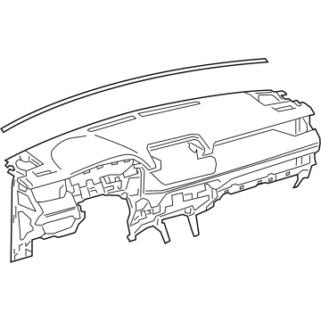 55401-42010-25 Genuine Toyota Pad Sub-Assembly, INSTRU