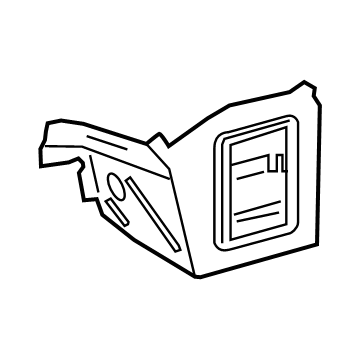 58316-WAA01 Genuine Toyota Extension, Rr Floor