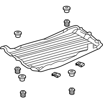 58399-06020 Genuine Toyota Cover, Floor Under