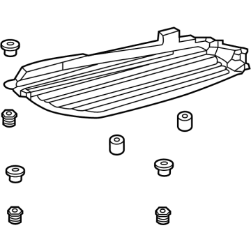 58398-06020 Genuine Toyota Cover, Floor Under