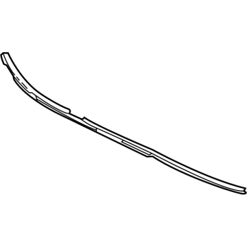 56153-0E020 Genuine Toyota MOULDING, Fr Window