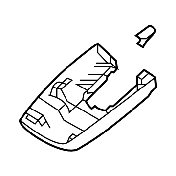 86466-0E030 Genuine Toyota Cover, Forward RECOG