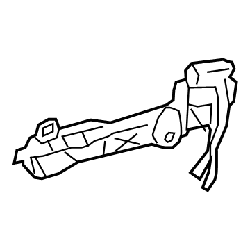 69204-0A040 Genuine Toyota FRAME SUB-ASSY, RR D