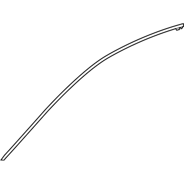 75754-06140 Genuine Toyota MOULDING, Front Door Wi