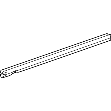 68172-21040 Genuine Toyota WEATHERSTRIP, Front Door