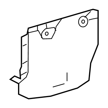 53737-06130 Genuine Toyota Seal, Front Fender APRO