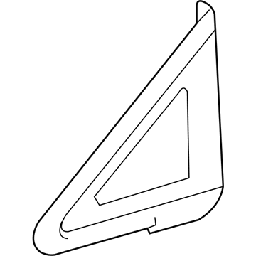 62110-0T010 Genuine Toyota Window Assembly, Front Side