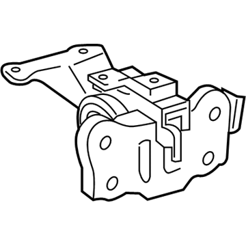 12372-37210 Genuine Toyota INSULATOR, Engine Mounting