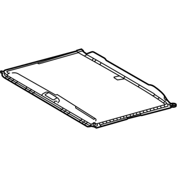 63306-0E110-B0 Genuine Toyota Trim Sub-Assembly, SUNSH