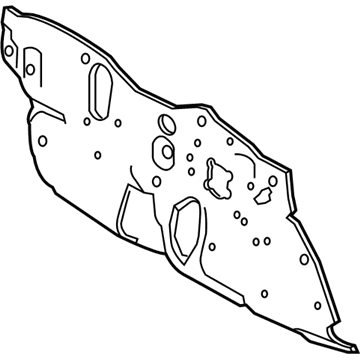 55210-02780 Genuine Toyota INSULATOR Assembly, Dash