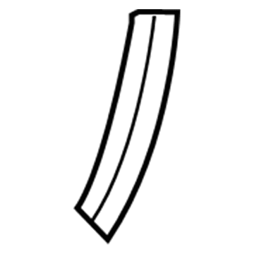 58746-47010 Genuine Toyota Protector, Quarter Panel, Front LH