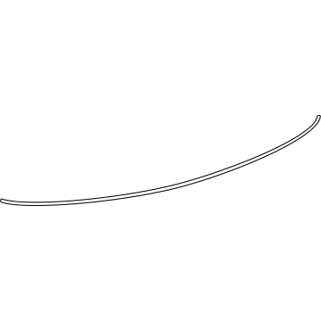 64814-0A040 Genuine Toyota DAM, BACK WINDOW GLA