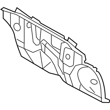 55101-0T010 Genuine Toyota Panel Sub-Assembly, Dash