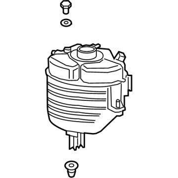 16470-WAA01 Genuine Toyota Reserve Tank Assembly, R