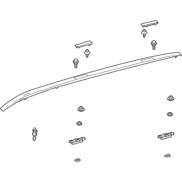 Roof Panel & Back Window Glass - 2022 Toyota Highlander