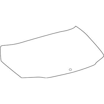 68105-10900 Genuine Toyota Glass Sub-Assembly, Back