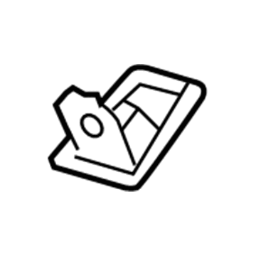 76893-0D903 Genuine Toyota Cover, Rear Spoiler, RH