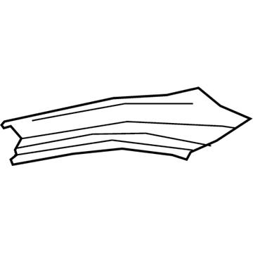 61213-02300 Genuine Toyota Rail, Roof Side, Out