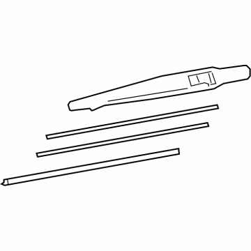 Toyota Venza Wiper Blade - Guaranteed Genuine Toyota Parts