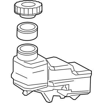 47220-02310 Genuine Toyota Reservoir Assembly, Mast