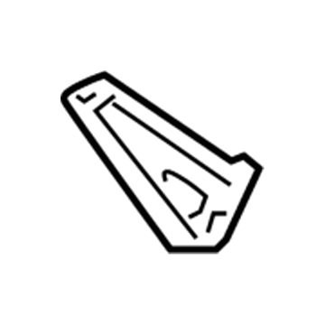 58356-0T010 Genuine Toyota Bracket, Rear Bumper Arm