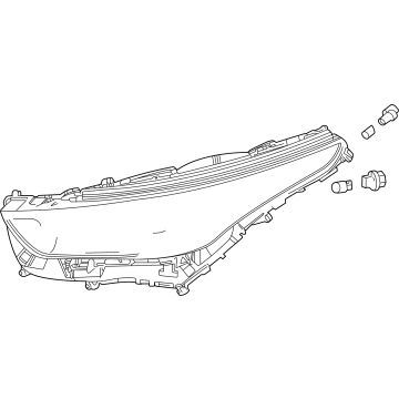 81150-0E460 Genuine Toyota Driver Side Headlight Assembly