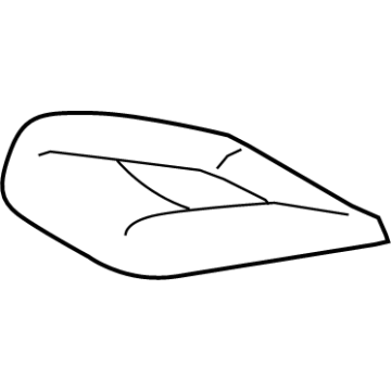 71072-0A130-C1 Genuine Toyota COVER SUB-ASSY, FR S