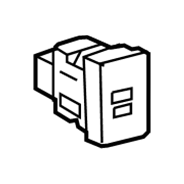 84721-04010 Genuine Toyota Switch, Pattern SELE