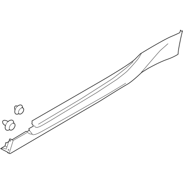 SU003-08655 Genuine Toyota SPOILER ASSY SD LH