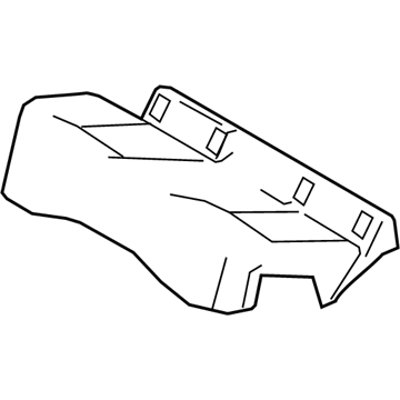 71075-12V80-C5 Genuine Toyota Rear Seat Cover Sub-Assembly