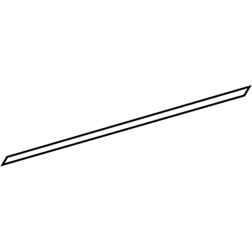 75797-42030 Genuine Toyota Pad, Rear Door Outside