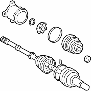 42340-47010 Genuine Toyota Rear Drive Shaft Assembly