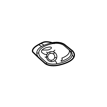 58325-0E040 Genuine Toyota Cover, Rr Floor Serv
