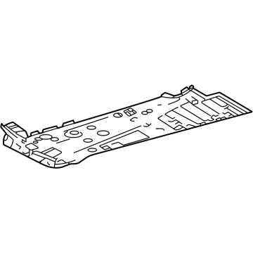58111-0R050 Genuine Toyota Pan, Fr Floor, RH