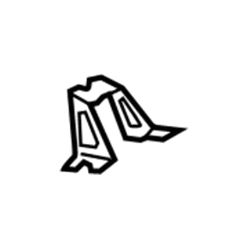 53737-10060 Genuine Toyota Plate, Front Apron To C