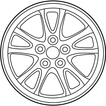 Toyota Prius Spare Wheel - Guaranteed Genuine Toyota Parts