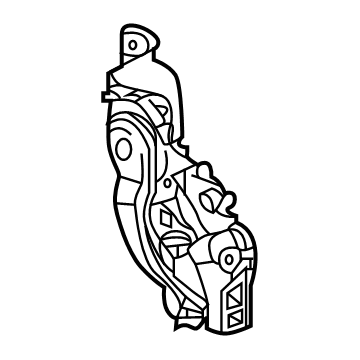 68910-60072 Genuine Toyota Unit Assembly, Power Bac