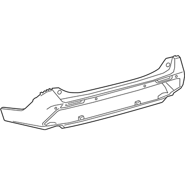 52159-0R920 Genuine Toyota Cover, Rr Bumper L/P
