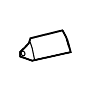 76832-0E010 Genuine Toyota Cover, Back Door Finish Panel