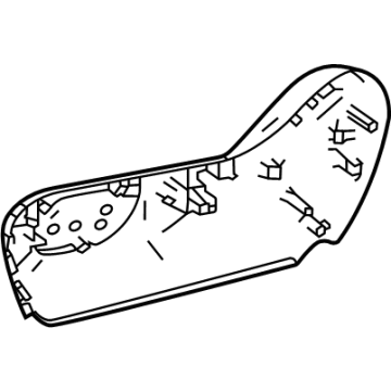 71811-0E220-C0 Genuine Toyota Shield, Fr Seat CUSH