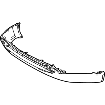 52411-48070 Genuine Toyota Guard, Fr Bumper