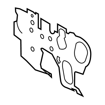 55223-02390 Genuine Toyota INSULATOR, Dash Pane