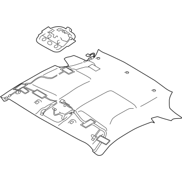 SU003-09704 Genuine Toyota TRIM PNL ASSY RF SUB