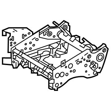 79102-08040 Genuine Toyota Frame Sub-Assembly, NO.1