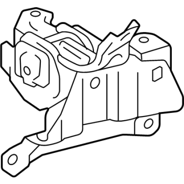 12372-F2110 Genuine Toyota INSULATOR, ENGINE MO