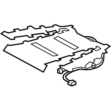 87510-0E130 Genuine Toyota Heater Assembly, Seat