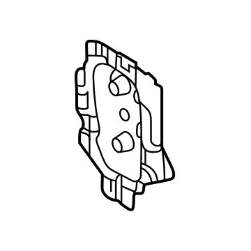 52164-0R030 Genuine Toyota Plate, Rr Bumper Rei