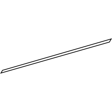 75787-0R010 Genuine Toyota Pad, Front Door Outside