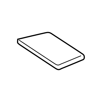 58416-0R060-C0 Genuine Toyota Board, Rr Floor, NO.