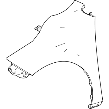 Hood & Front Fender - 2022 Toyota Sienna